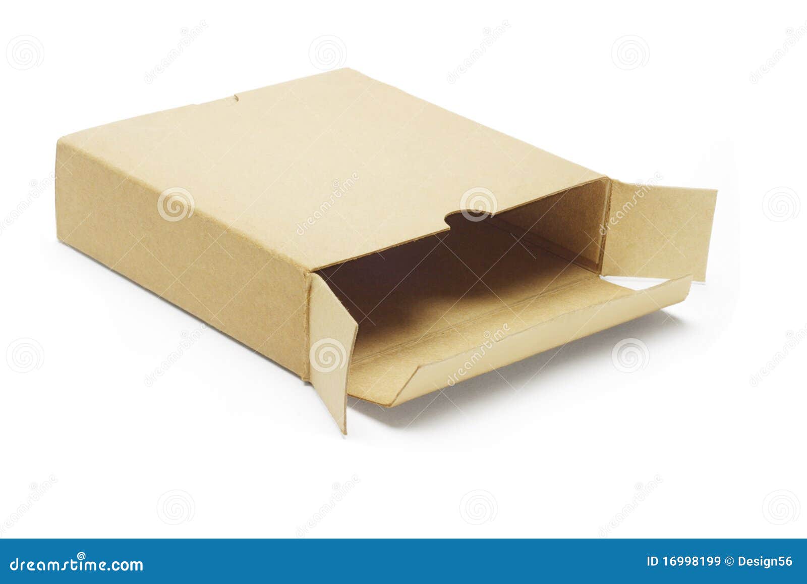 Empty paper box stock image. Image of package, plain - 16998199