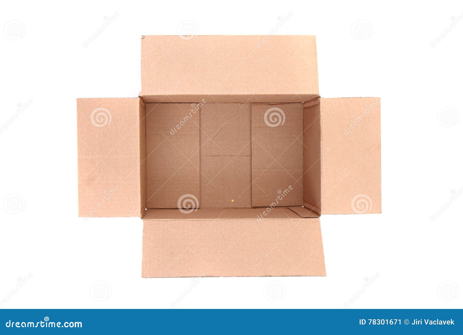 Empty paper box stock image. Image of white, single, carton - 78301671