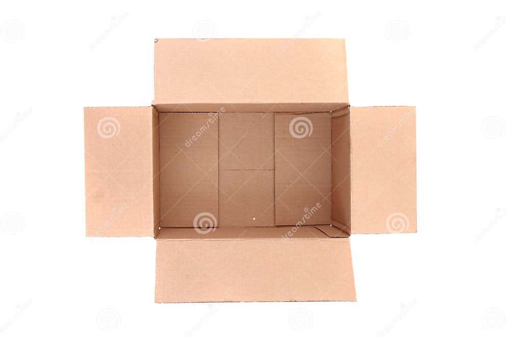 Empty paper box stock image. Image of white, single, carton - 78301671