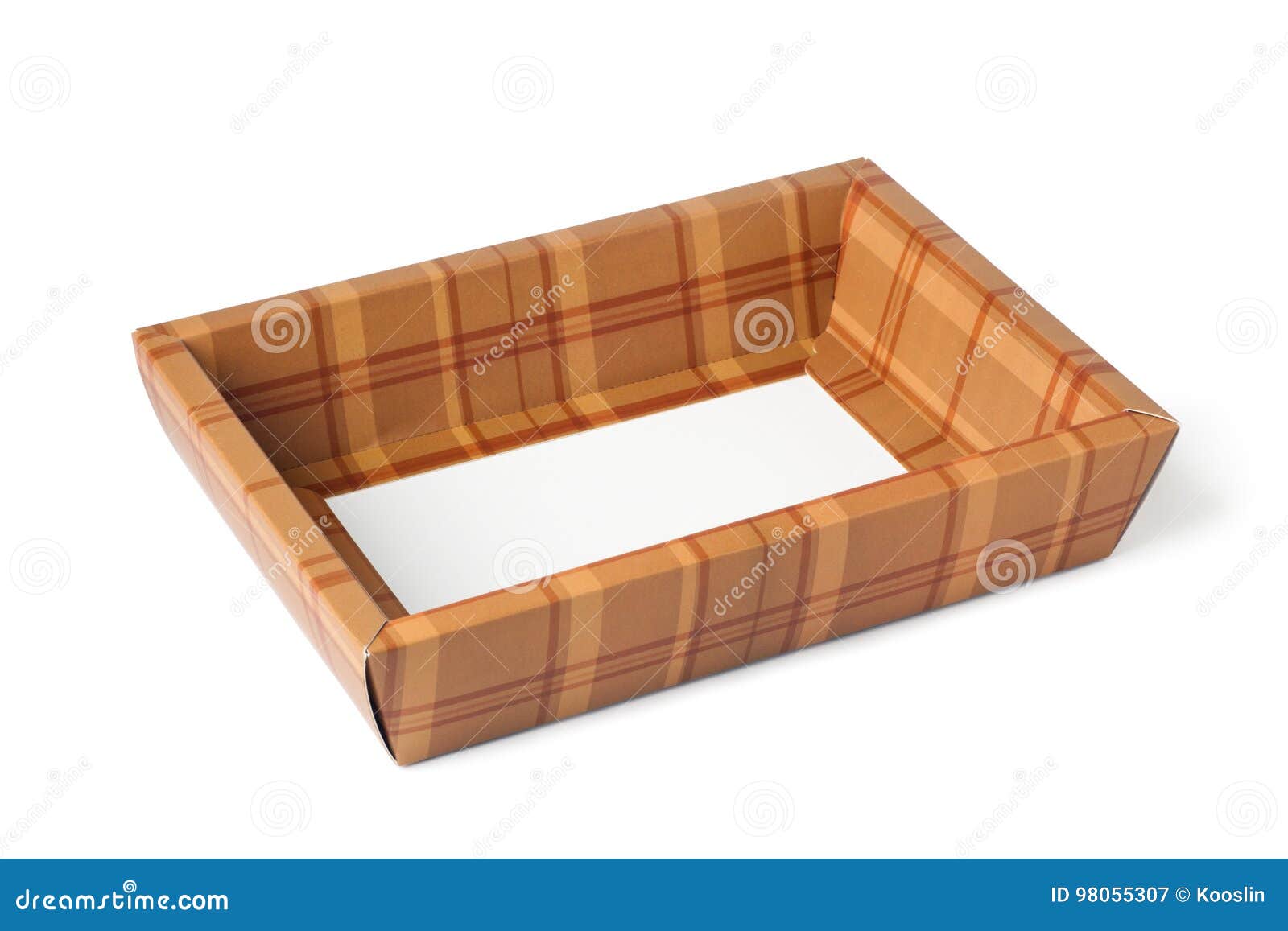 Empty paper box stock image. Image of white, paper, isolated - 98055307