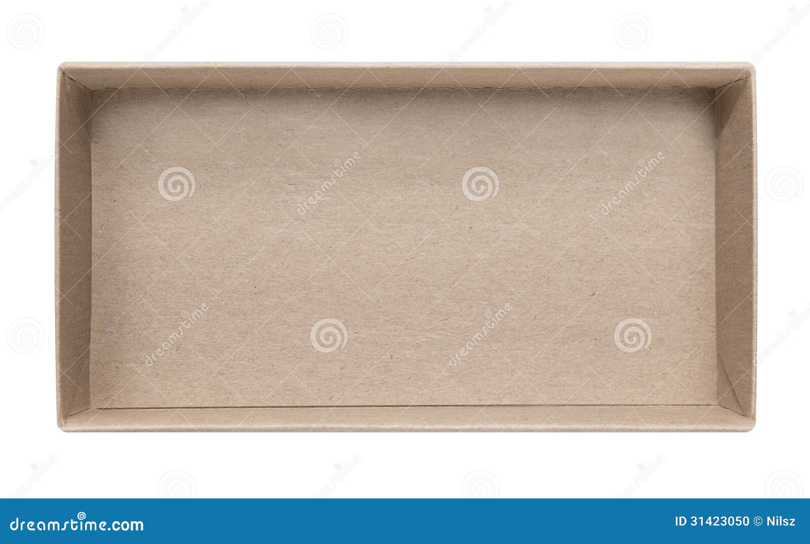 Empty paper box stock photo. Image of blank, empty, carton - 31423050