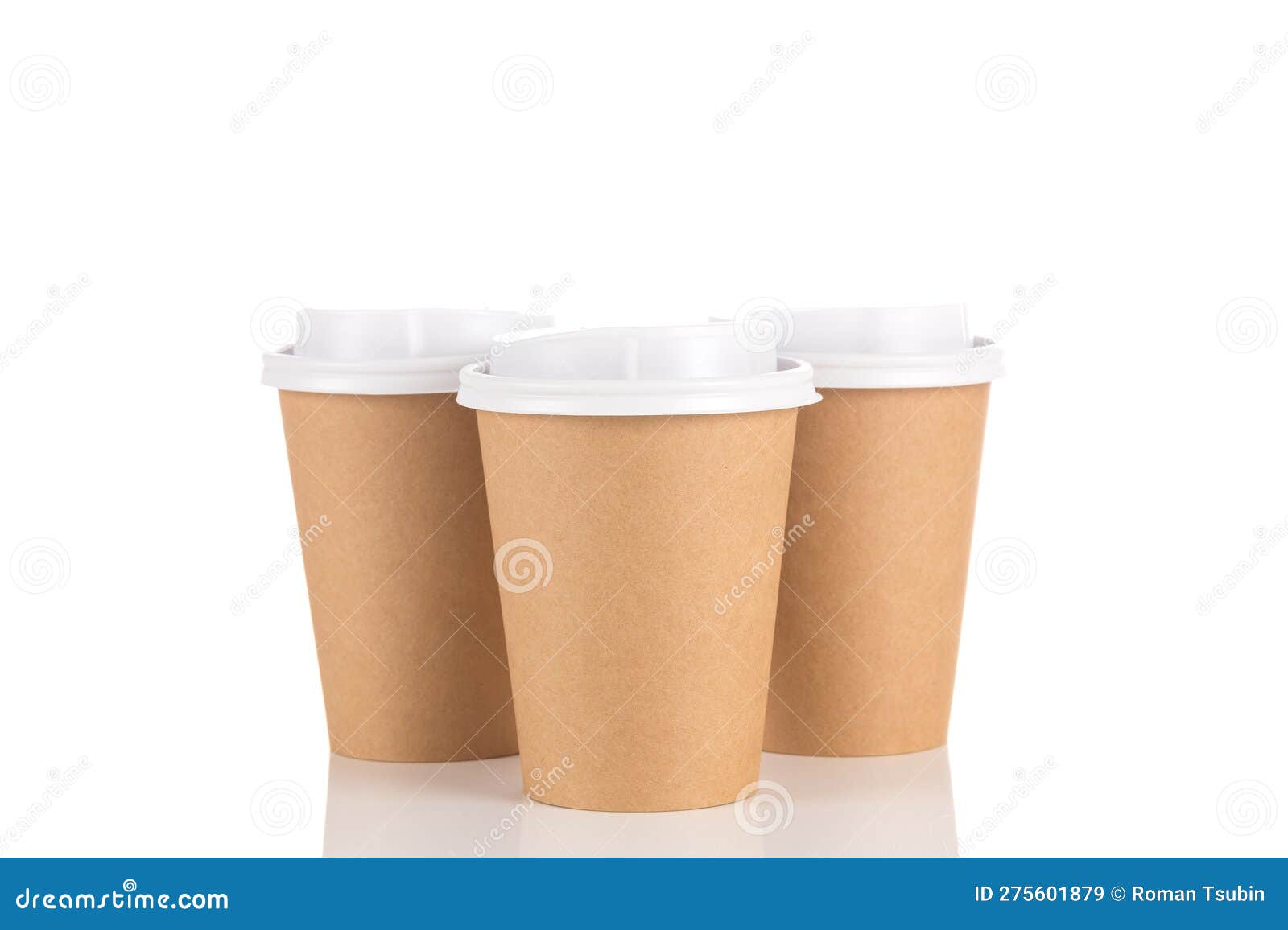 Empty Paper Cups Background Stock Image - Image of closeup, cardboard ...