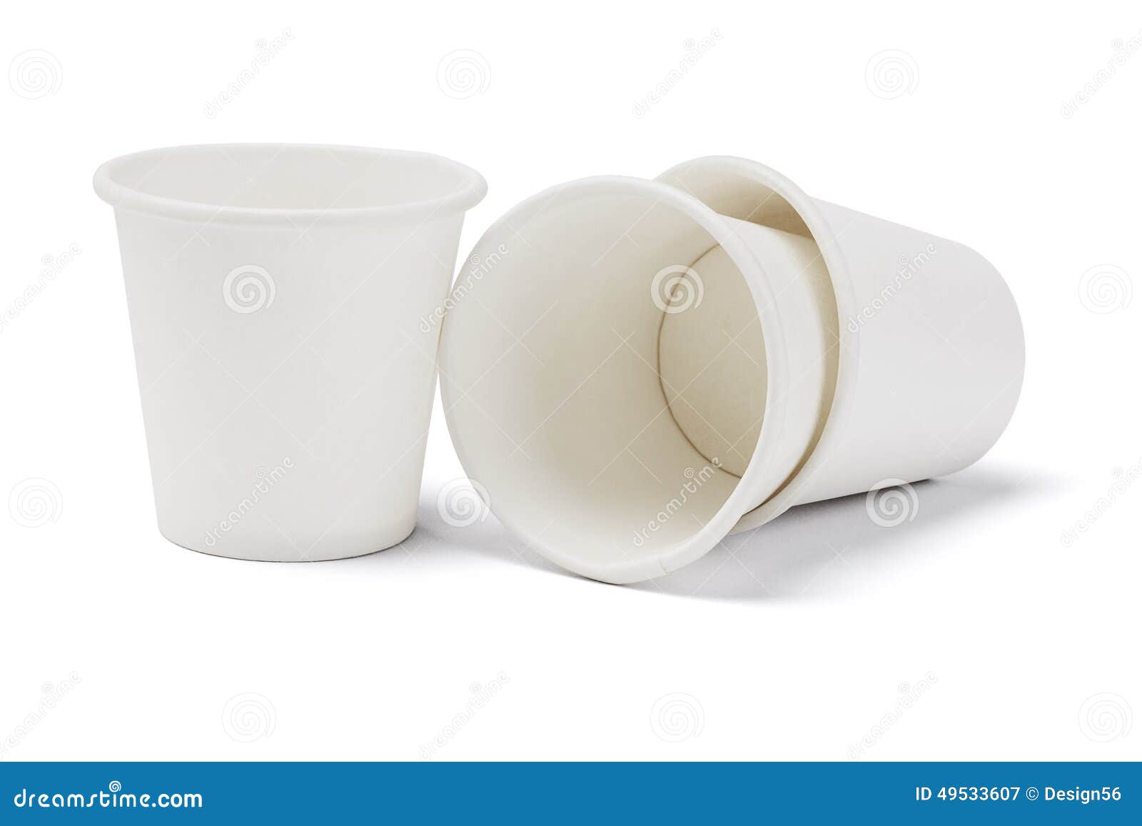 Empty Paper Cups stock image. Image of isolated, group - 49533607