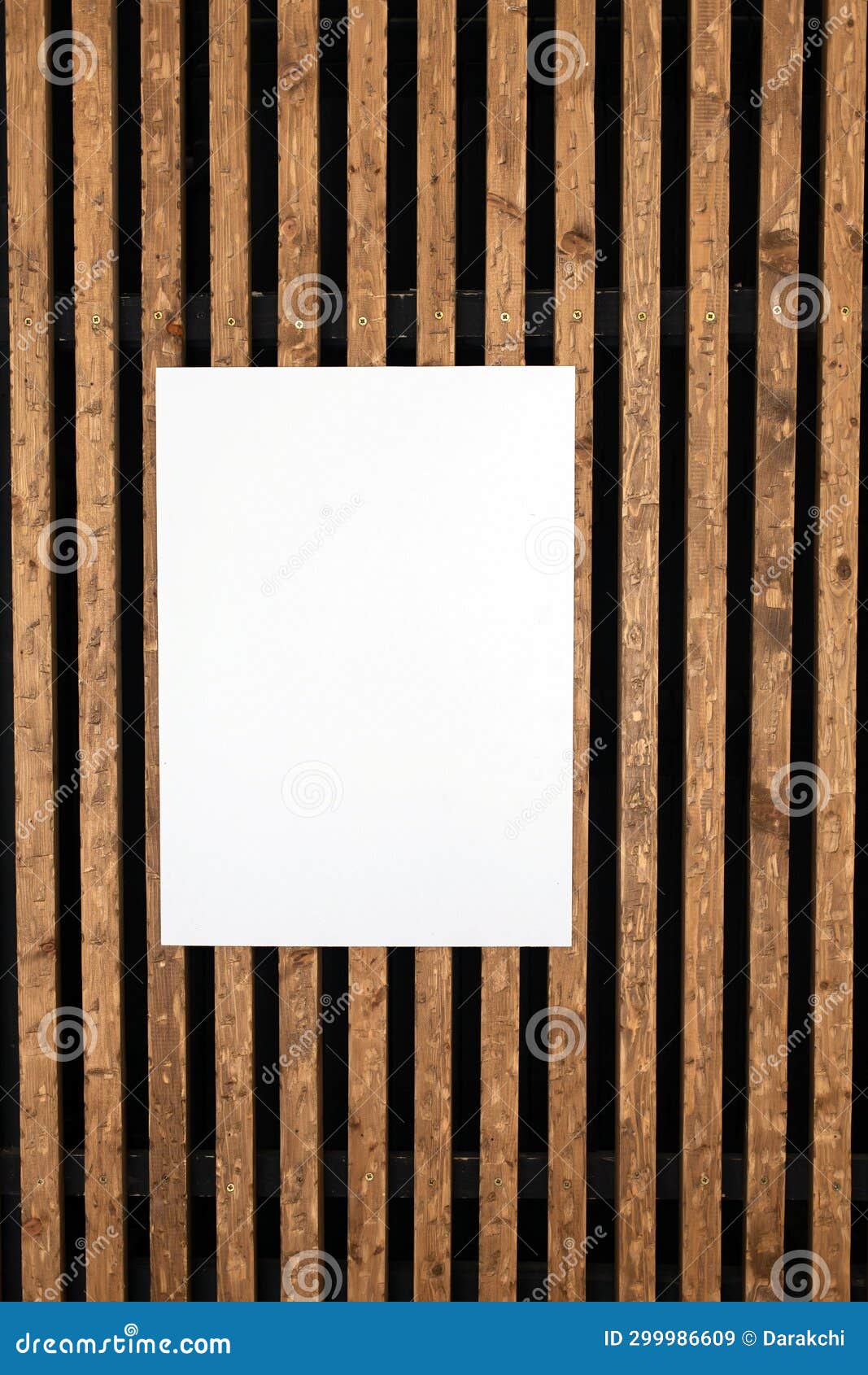 Empty Paper Mockup, Simple Sheet of Paper Template Stock Image - Image ...