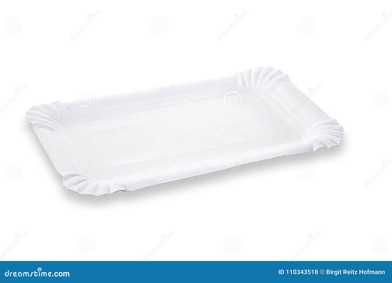 Empty paper plate stock photo. Image of dishware, cake - 110343518