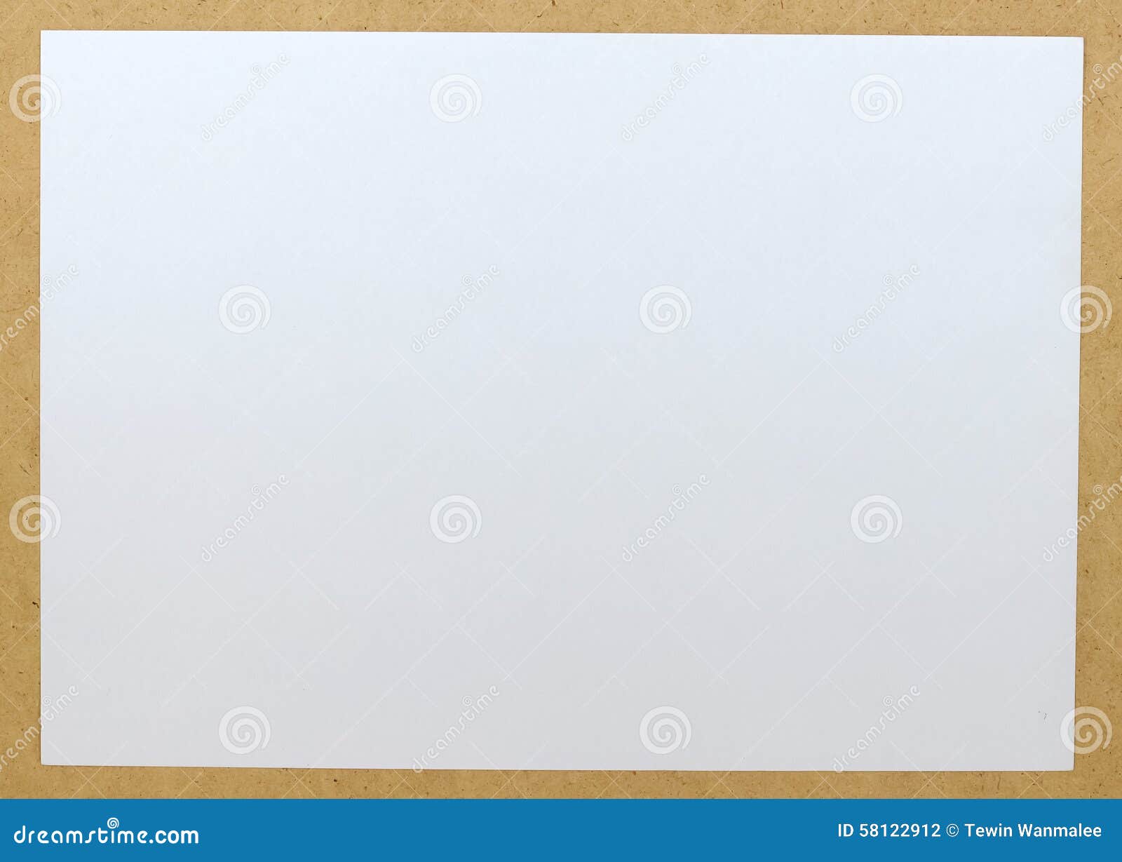 Empty Paper Sheet stock photo. Image of elegant, reminder - 58122912