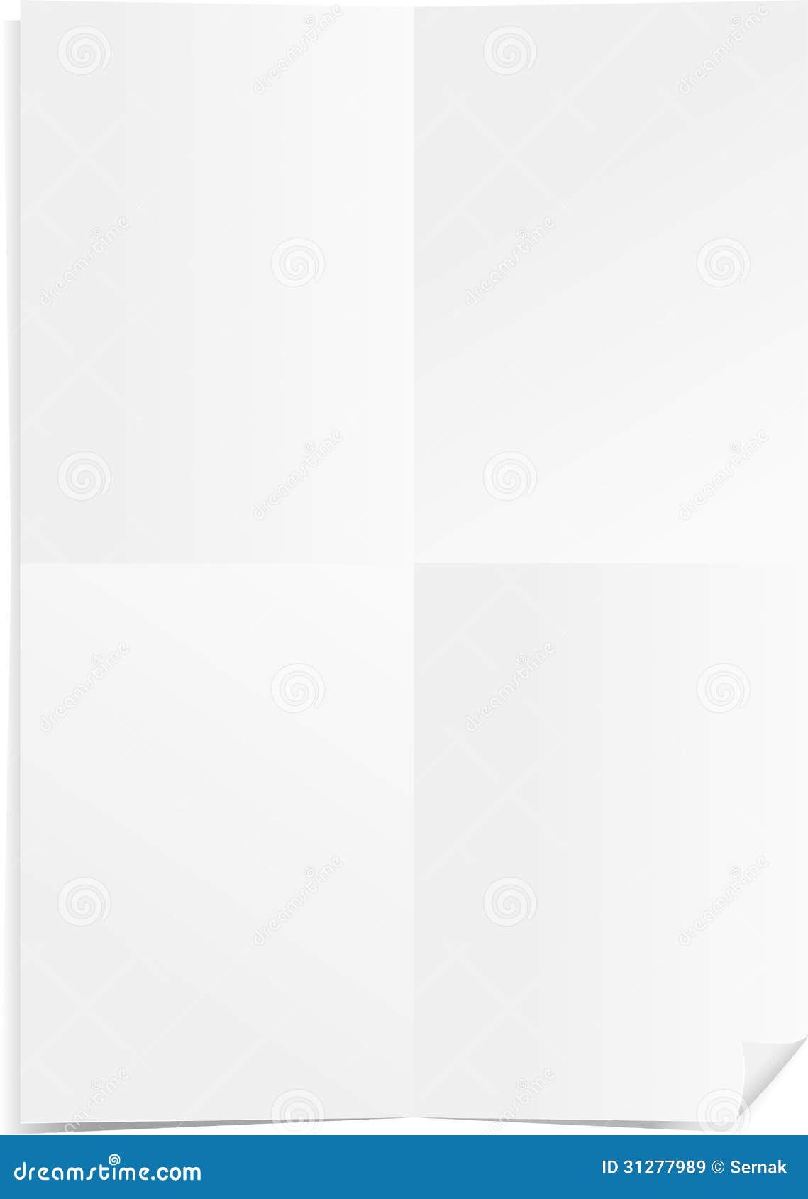 Empty Paper Sheet Vector Illustration | CartoonDealer.com #53101536