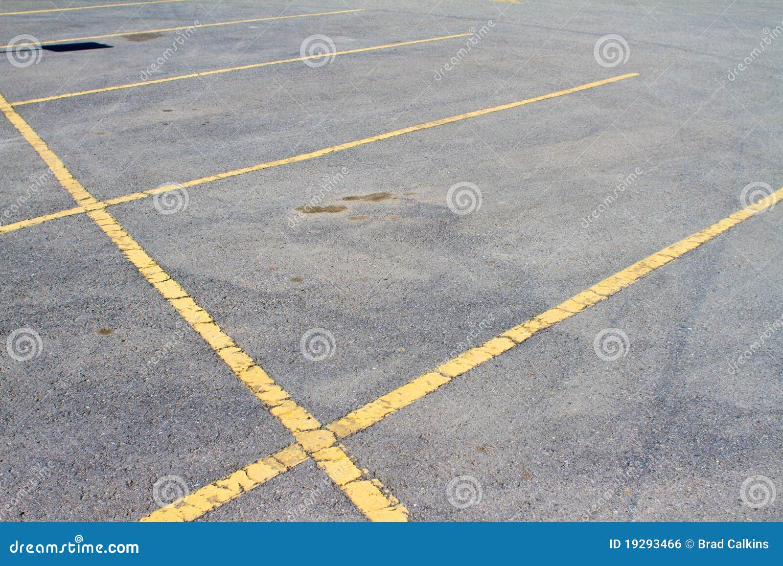 Empty parking lot stock photo. Image of small, spot, lines - 19293466