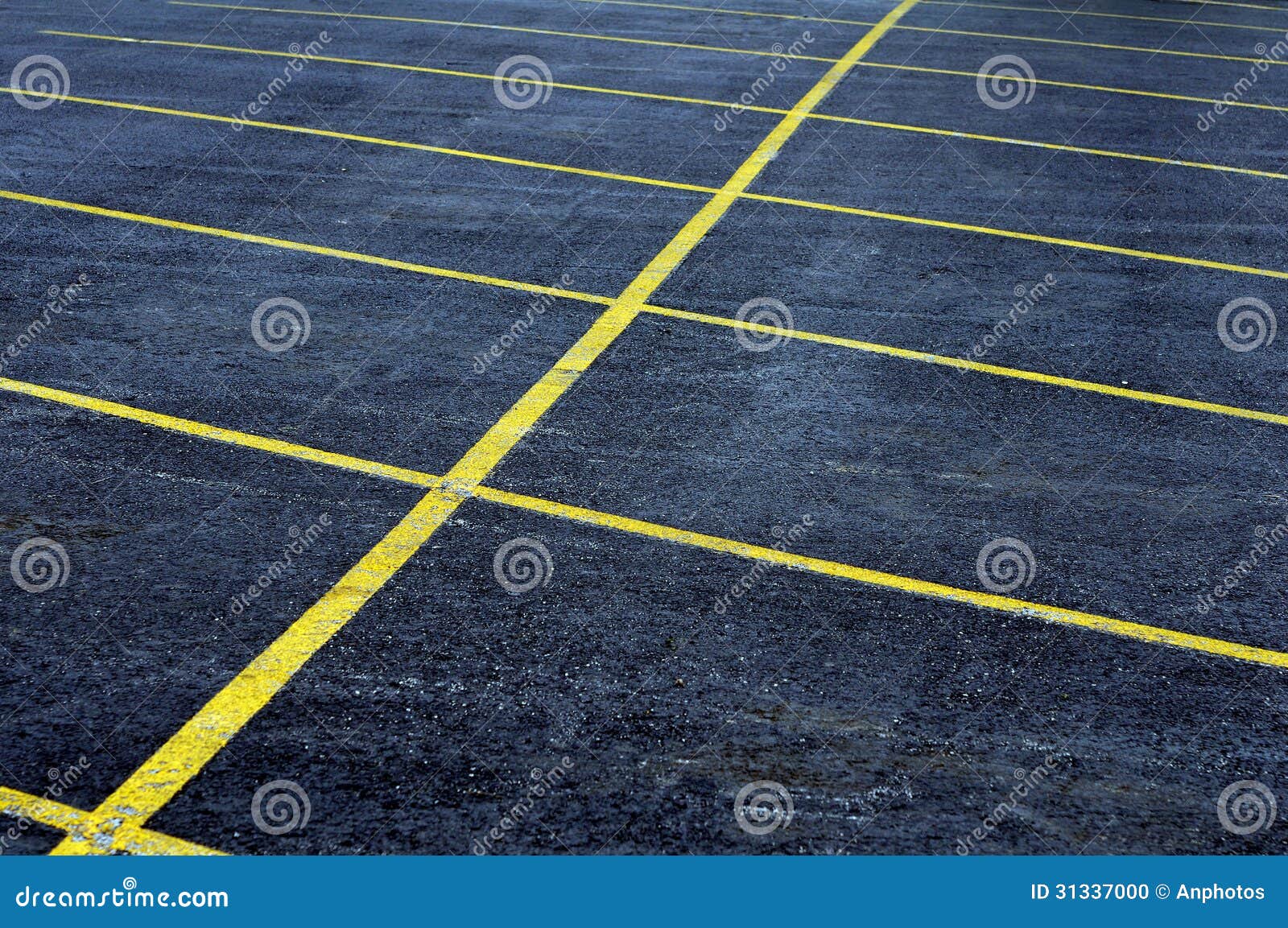 Empty parking lot stock photo. Image of road, asphalt - 31337000