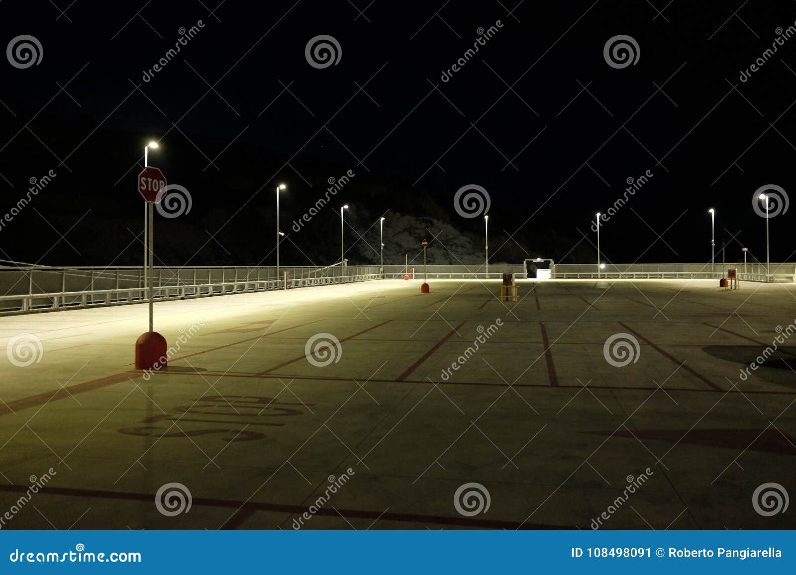 Empty parking mall stock image. Image of arrow, transport - 108498091