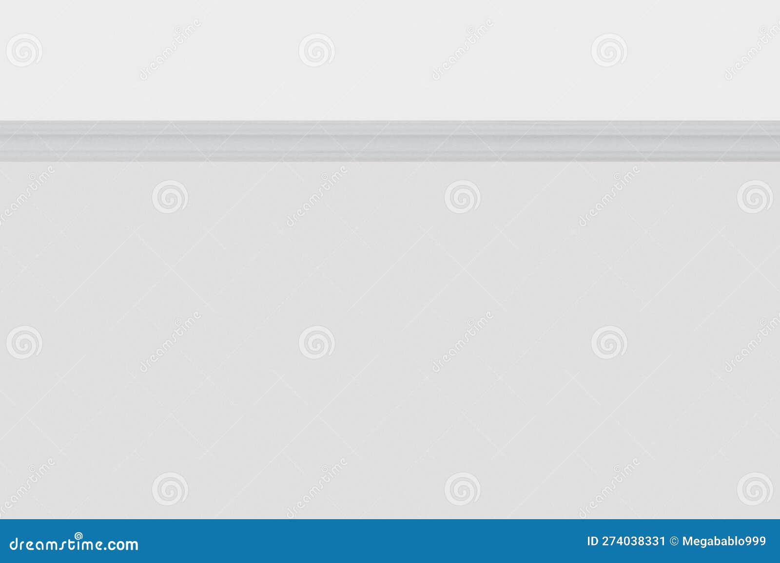 An Empty Part of a White Wall Under the Ceiling, Molding or Ceiling ...