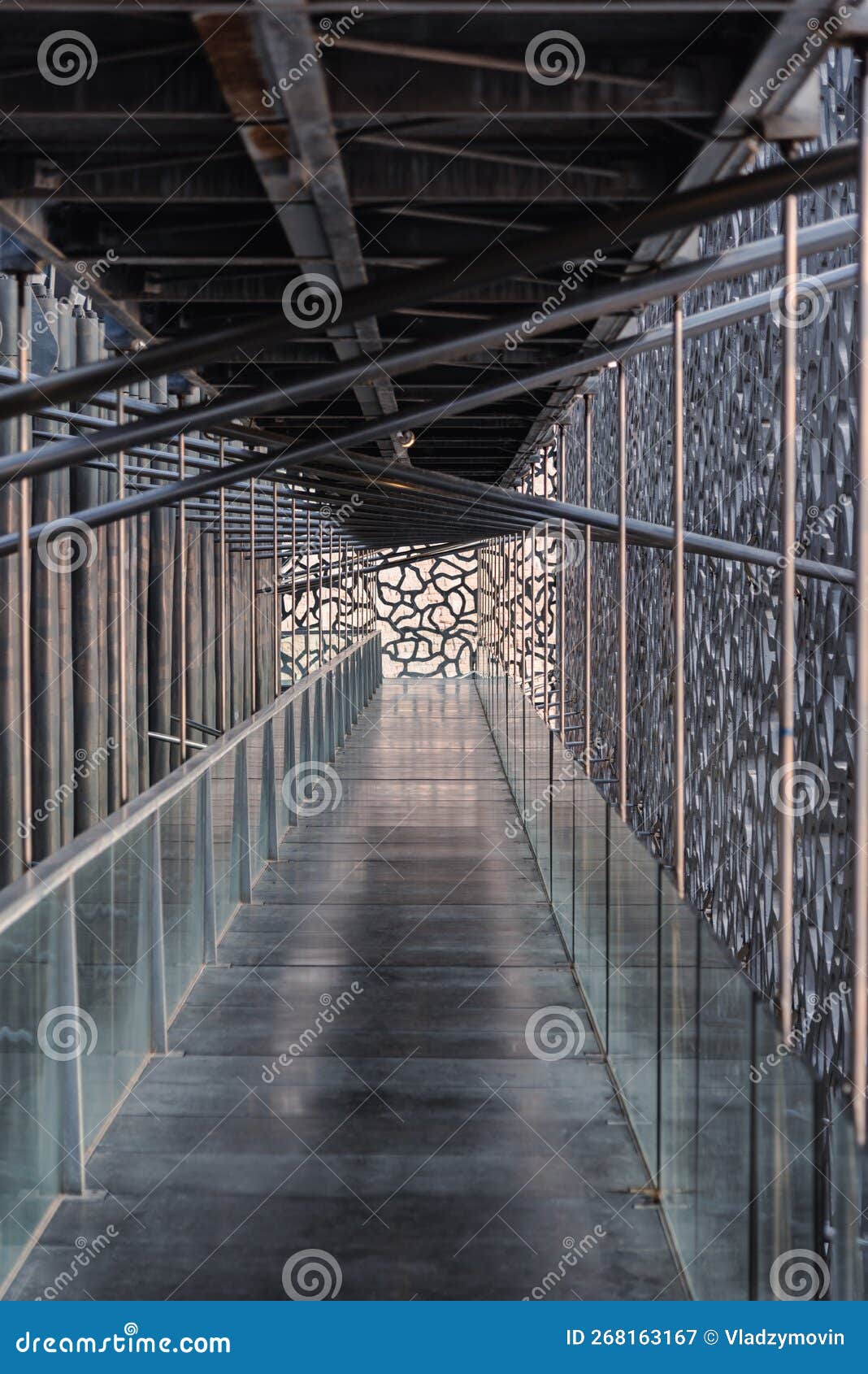Abstract Corridor with Light in the End Stock Image - Image of sunset ...
