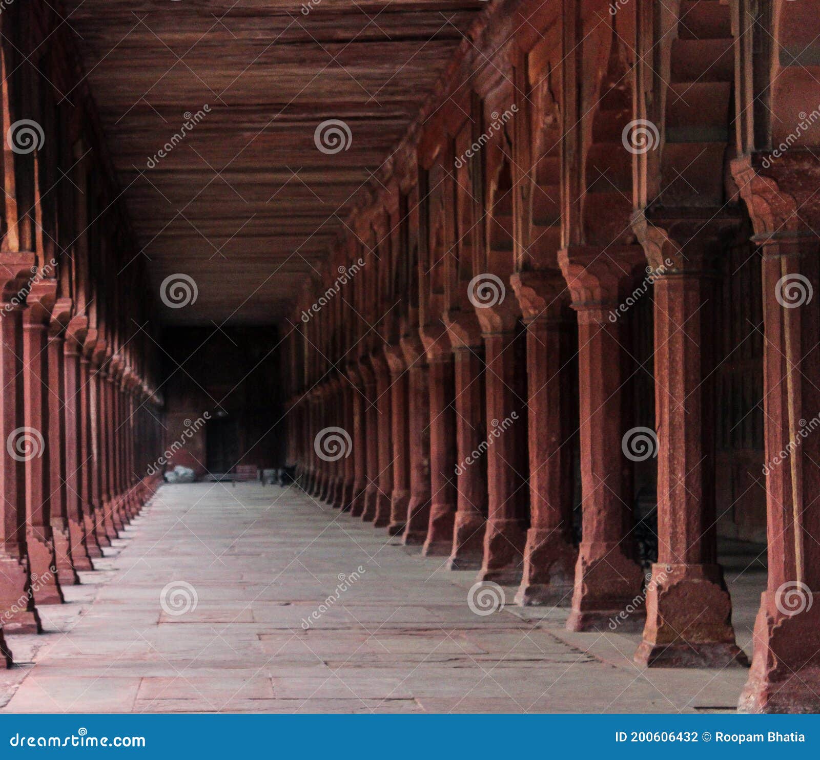 Into the Empty Path of the Architecture Stock Photo - Image of path ...