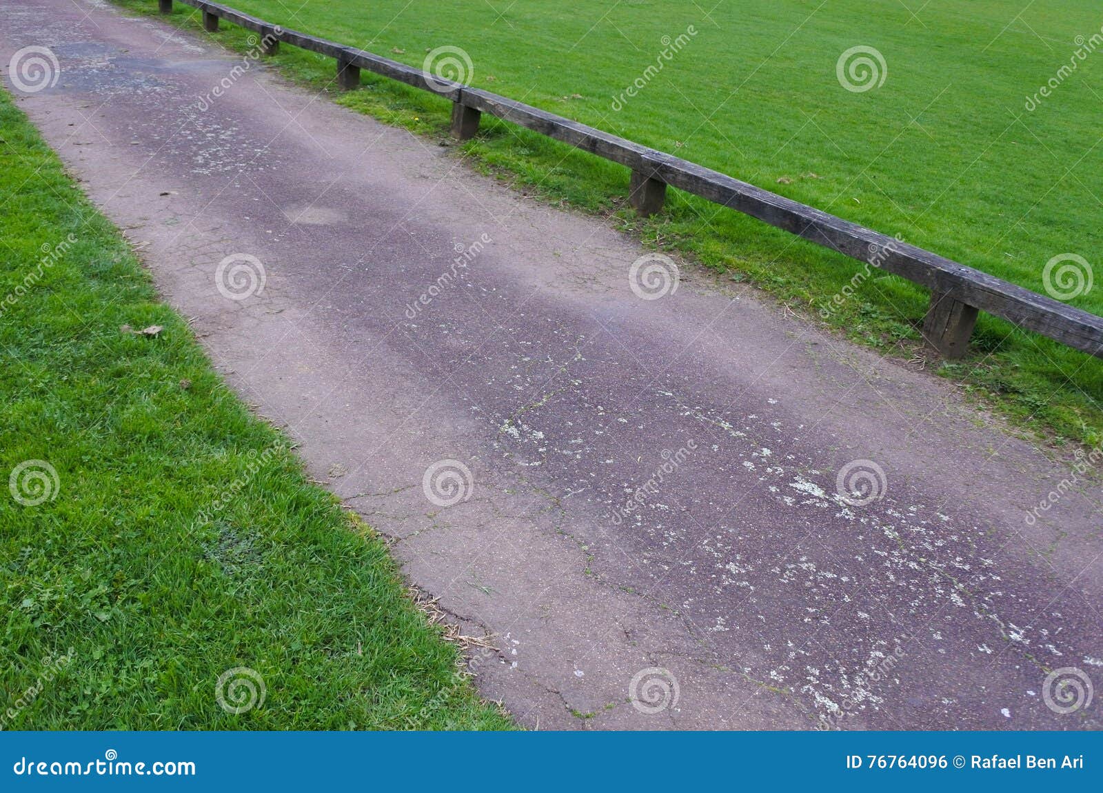 Empty path in the park stock photo. Image of outdoor - 76764096