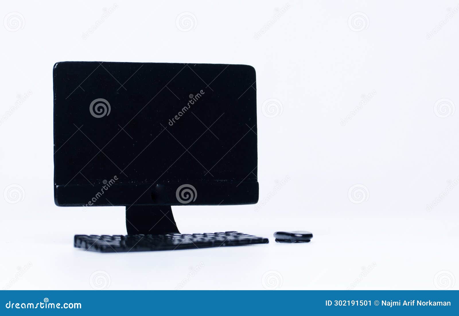 Empty PC Desktop stock image. Image of analysis, future - 302191501