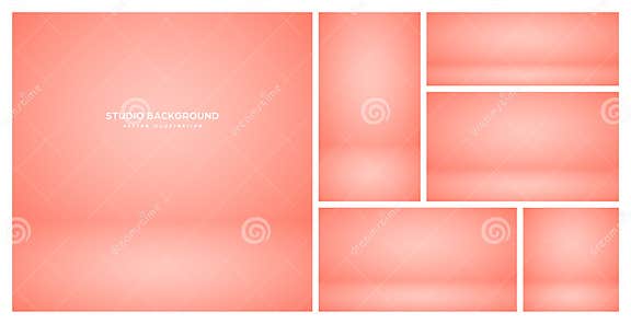 Empty Peach Studio Abstract Backgrounds with Spotlight Effect. Product ...