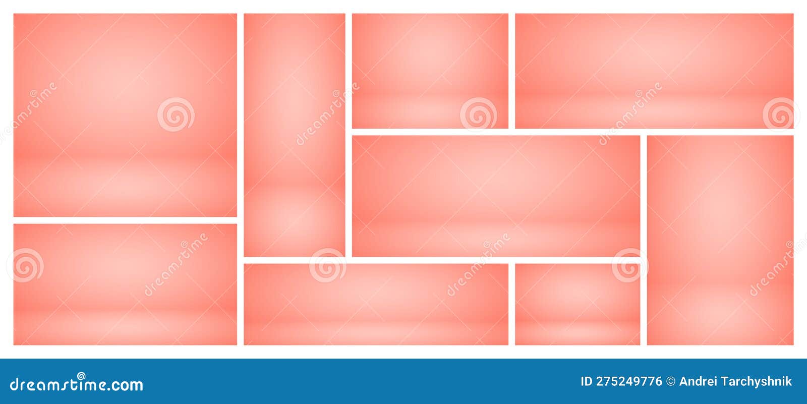 Empty Peach Studio Abstract Backgrounds with Spotlight Effect. Product ...