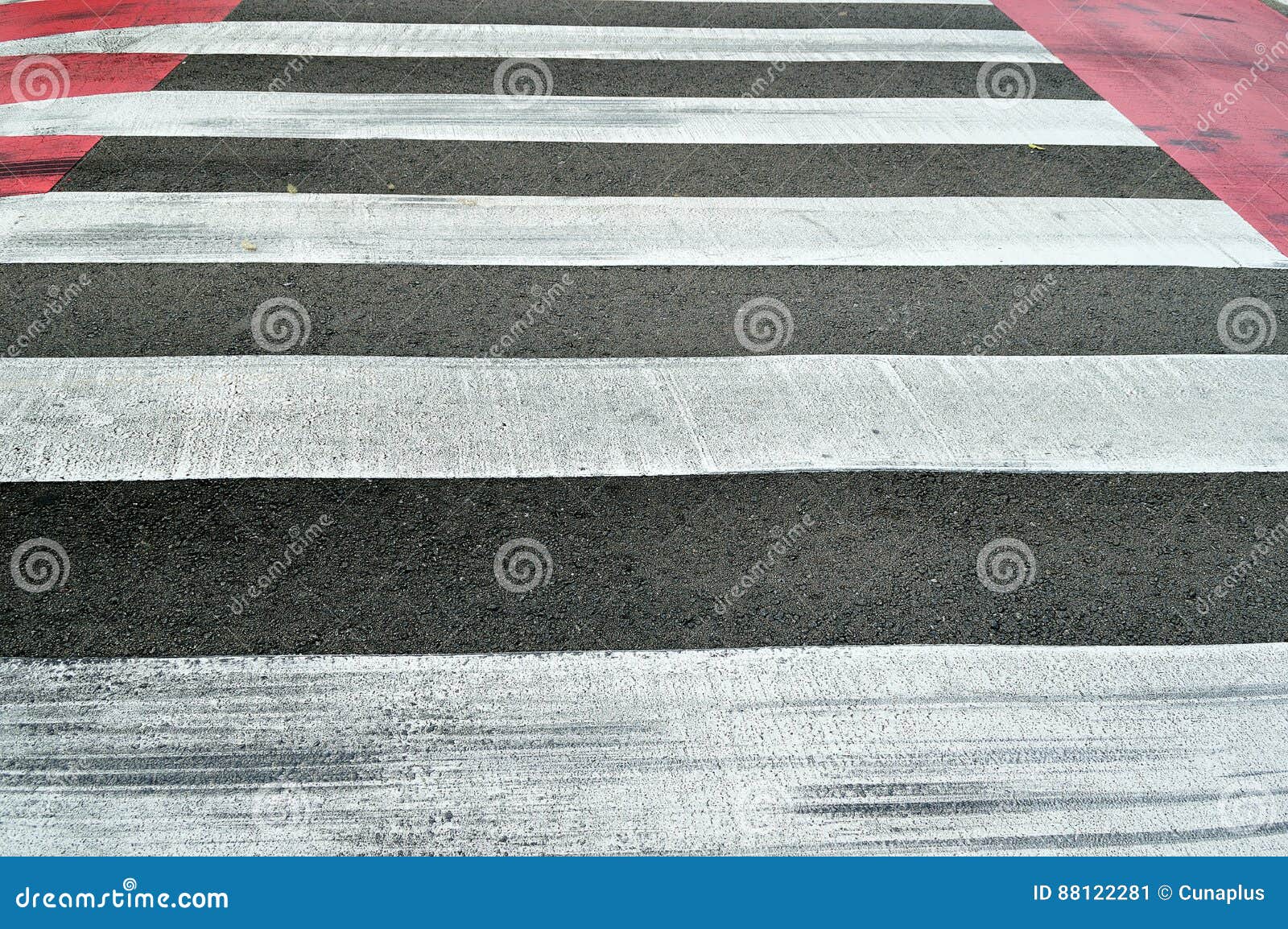 Empty pedestrian crosswalk stock image. Image of scene - 88122281