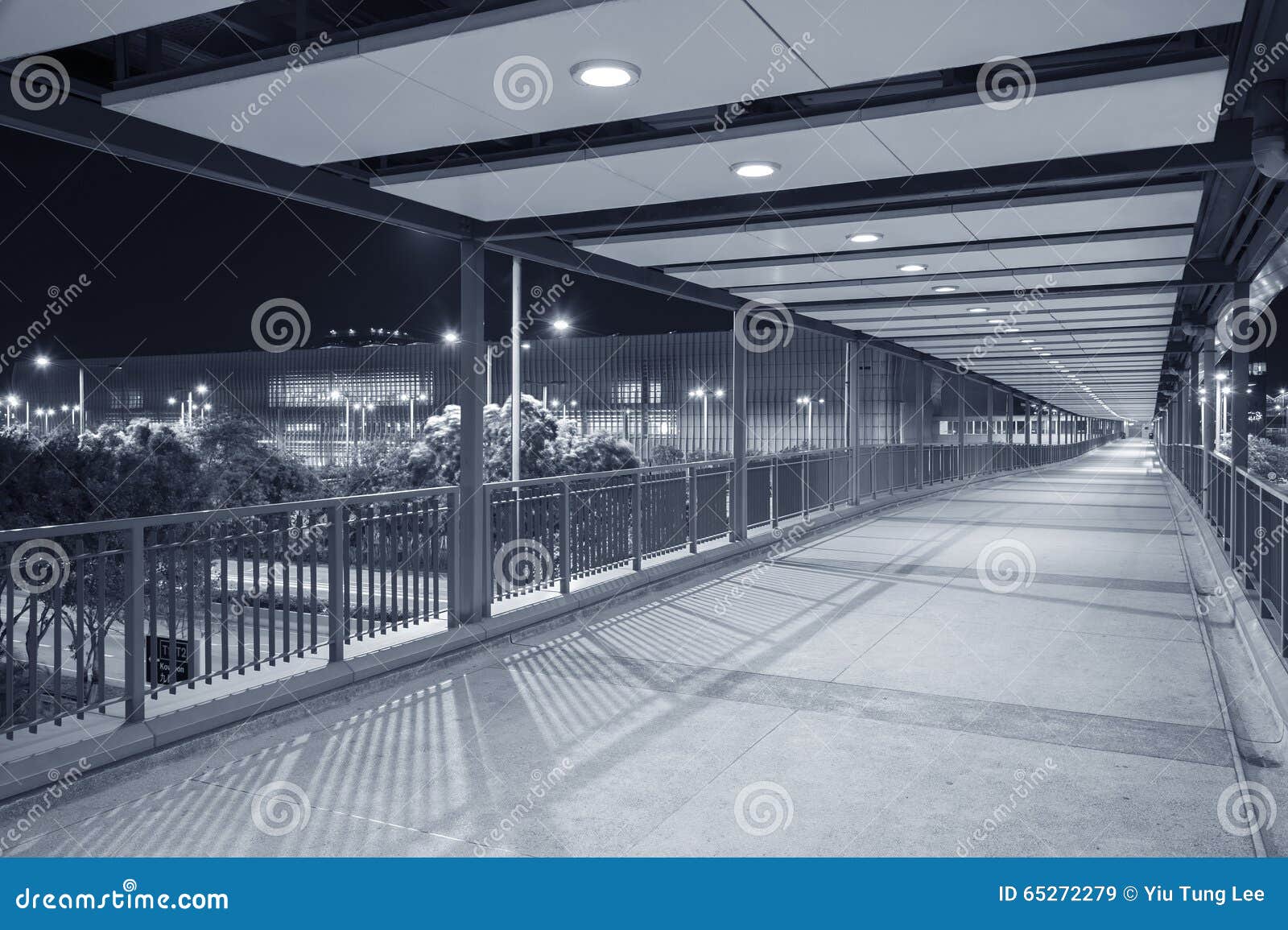 Empty Pedestrian Walkway stock image. Image of alleyway - 65272279