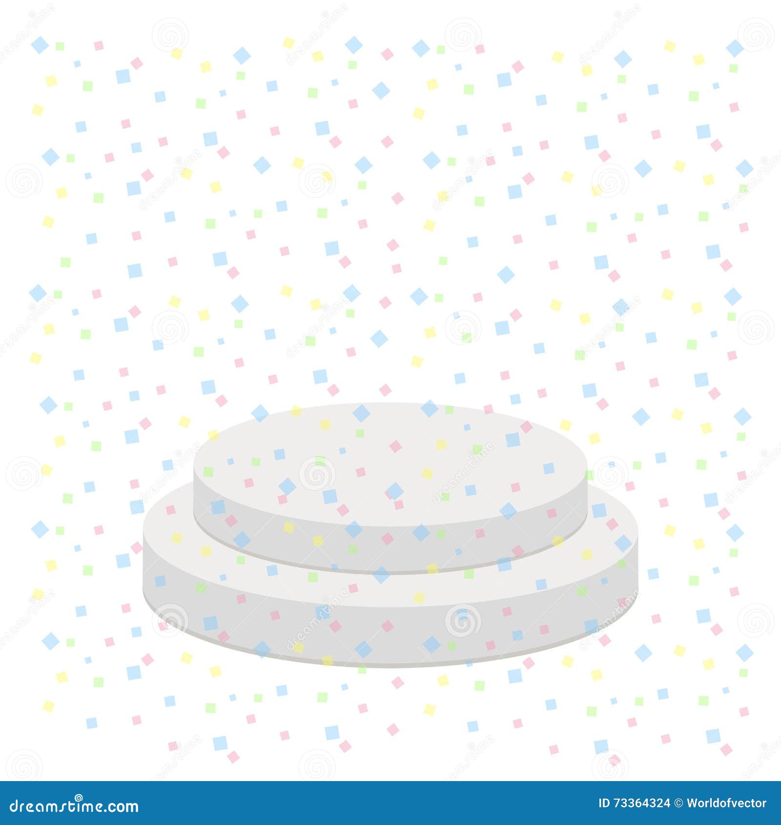 Empty Pedistal for Display. 3d Realistic Platform for Design. Star ...