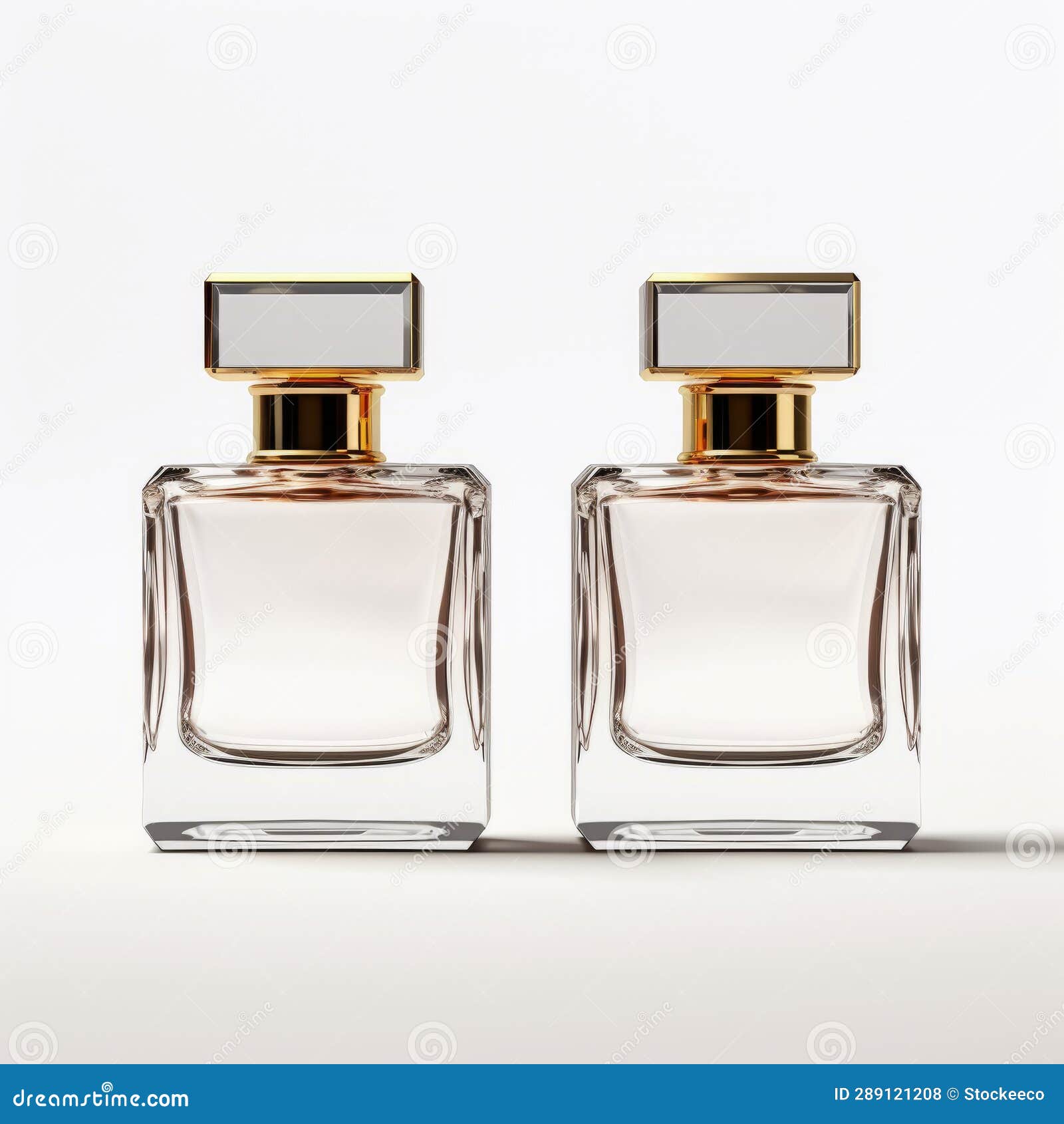 Empty Perfume Bottles Mockup - Hyper-realistic Uhd Image Stock ...