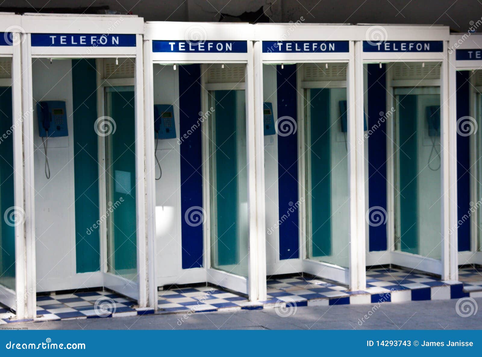 Empty phone booths stock image. Image of telephone, booths - 14293743