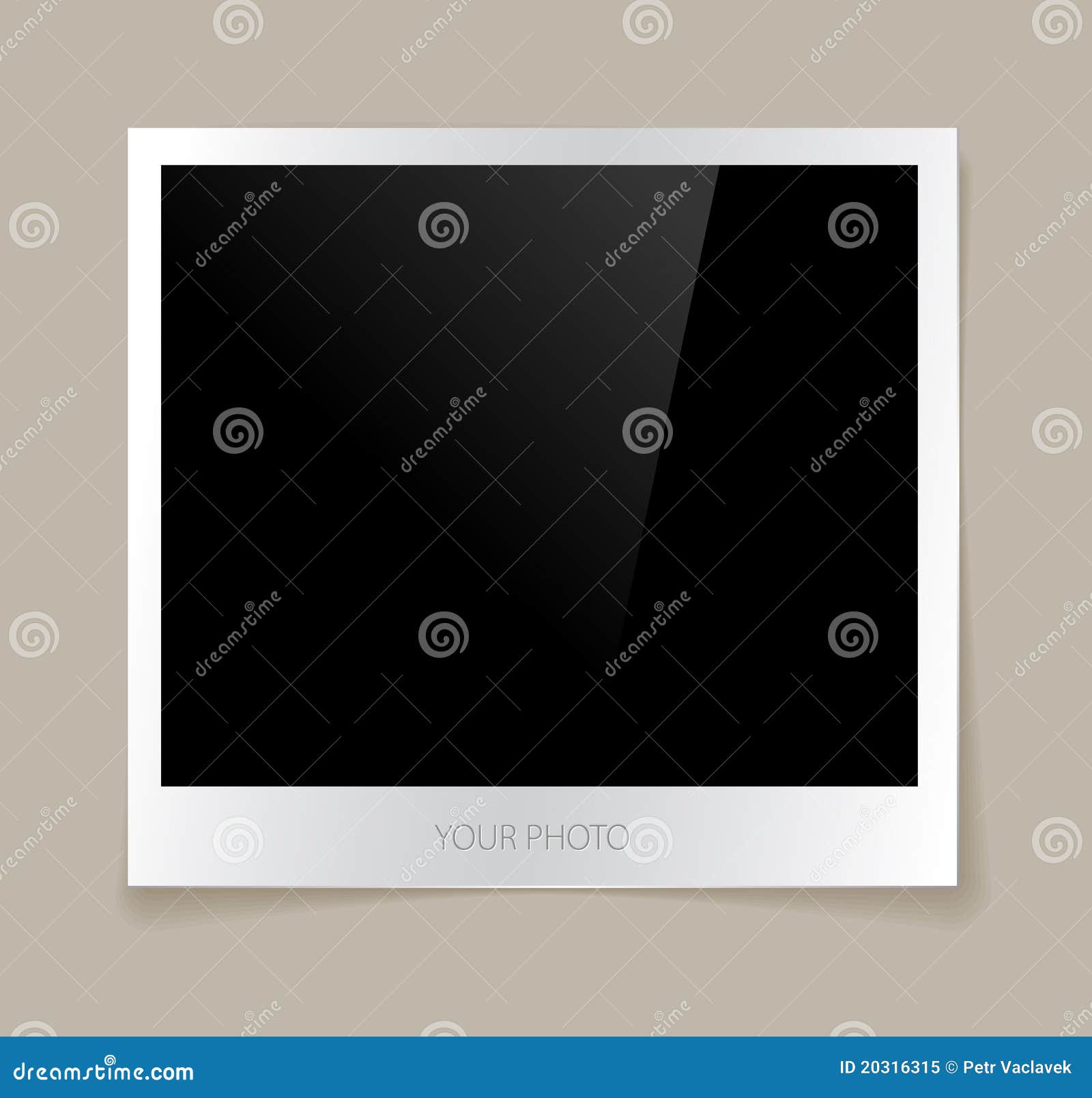 Empty photo illustration stock illustration. Illustration of isolated ...