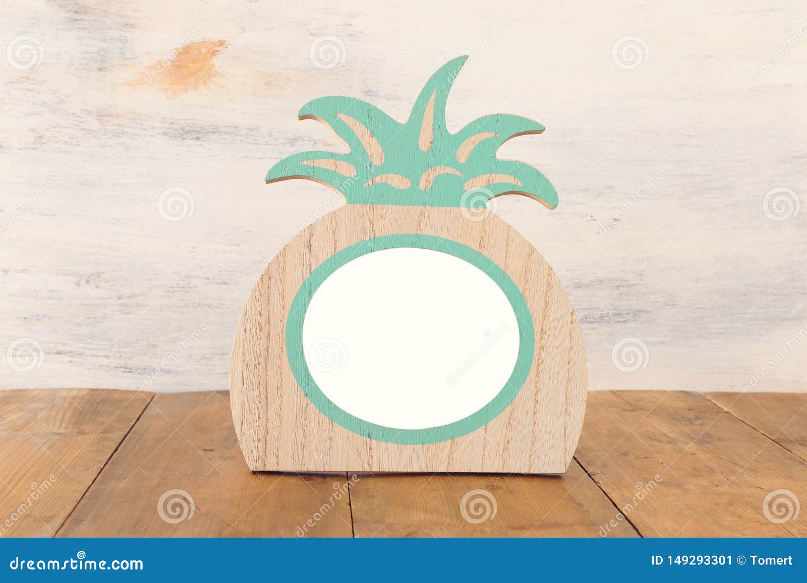 Empty Photo Pineapple Shape Frame. for Photography and Scrapbook ...