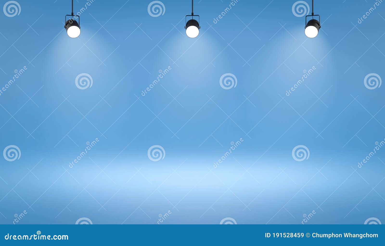 Set Of Studio Backdrops With Mesh. Curved Perspective Grid With Major ...