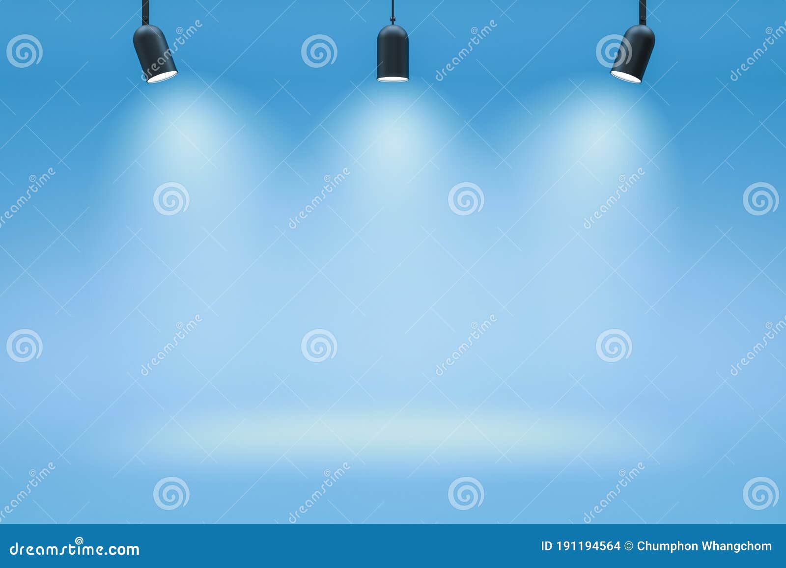 Set Of Studio Backdrops With Mesh. Curved Perspective Grid With Major ...