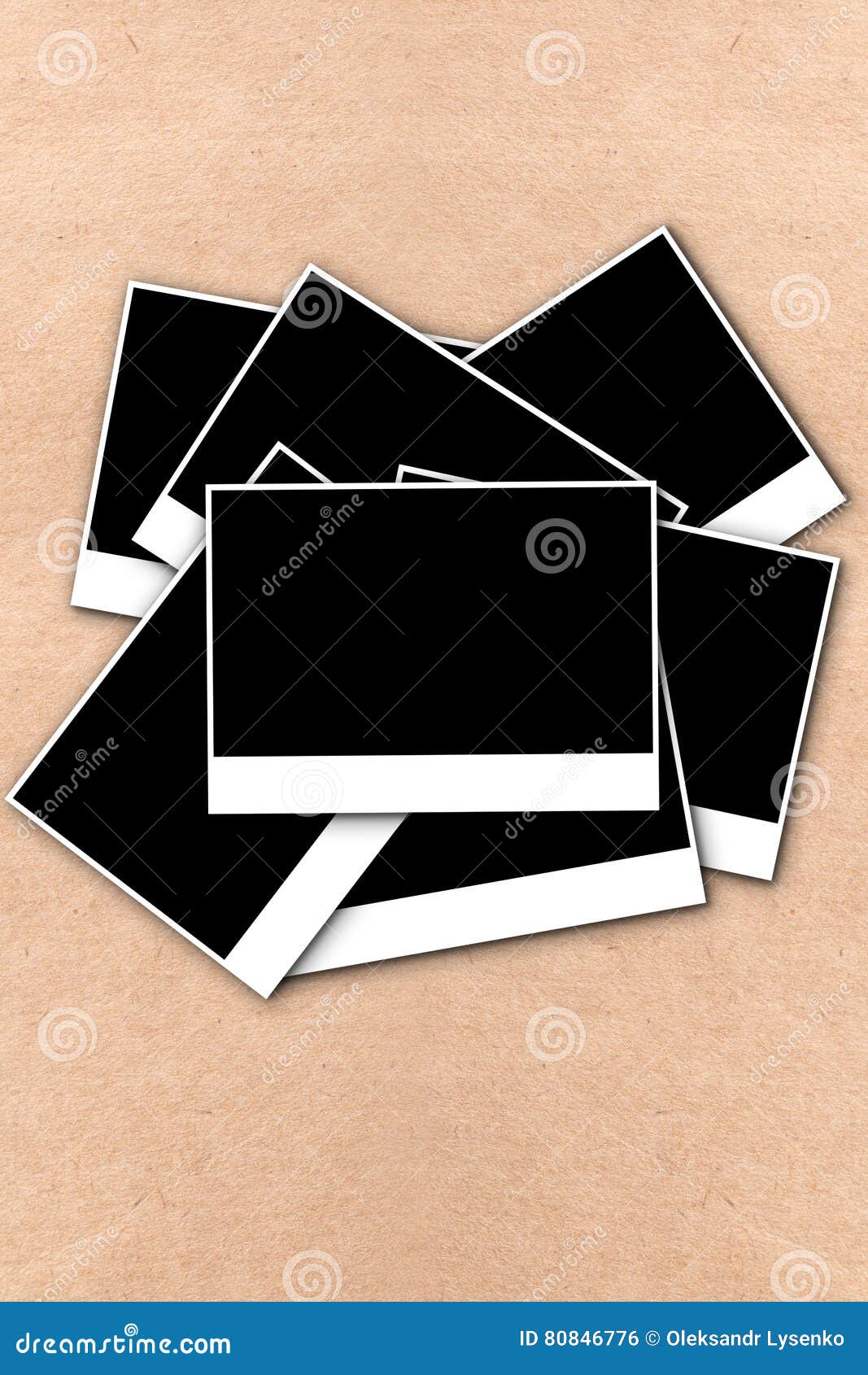 Empty Photographs and Paper Texture Stock Photo - Image of paper ...