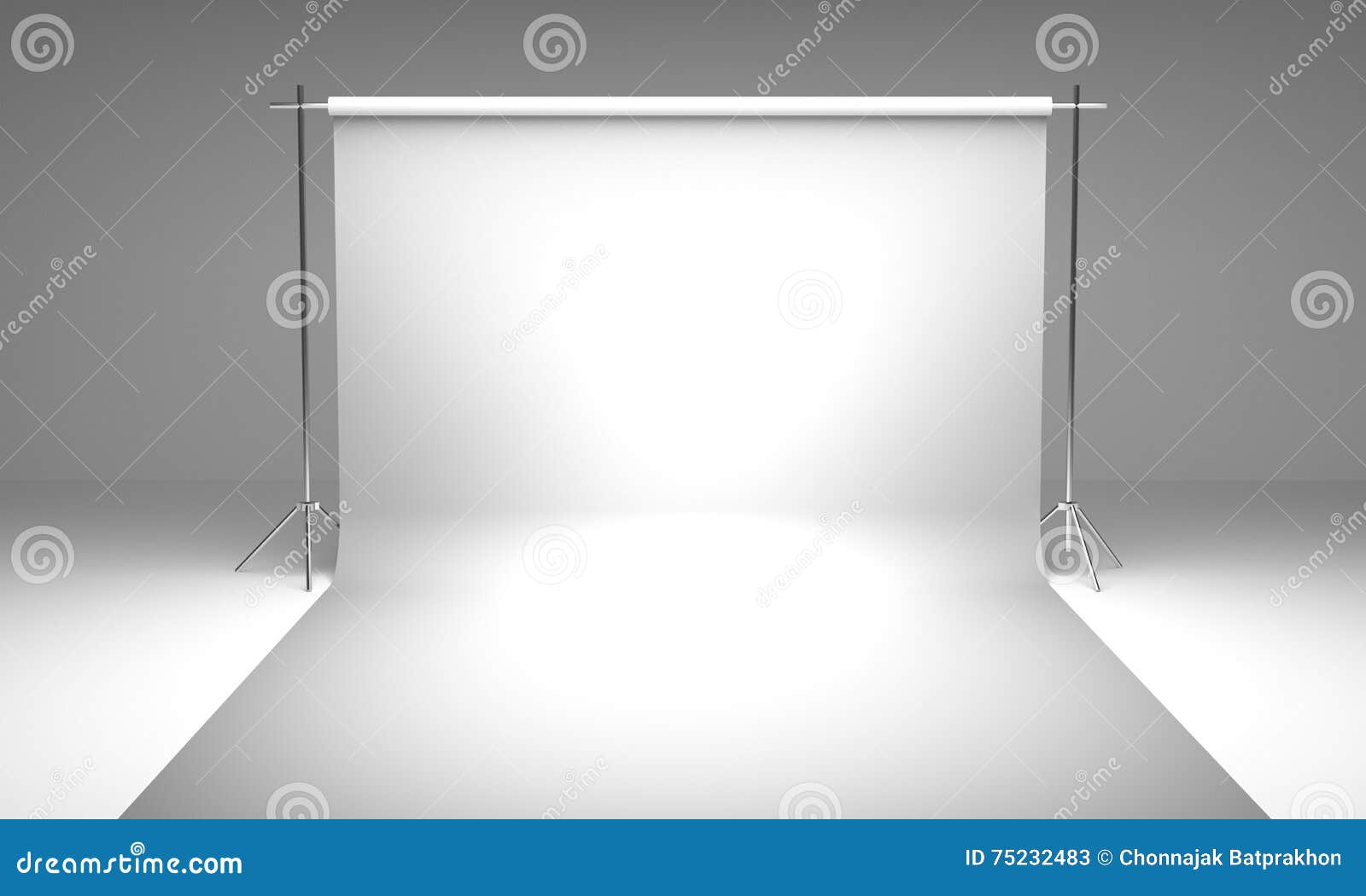 Empty Photography Studio Background Template Stock Illustration ...
