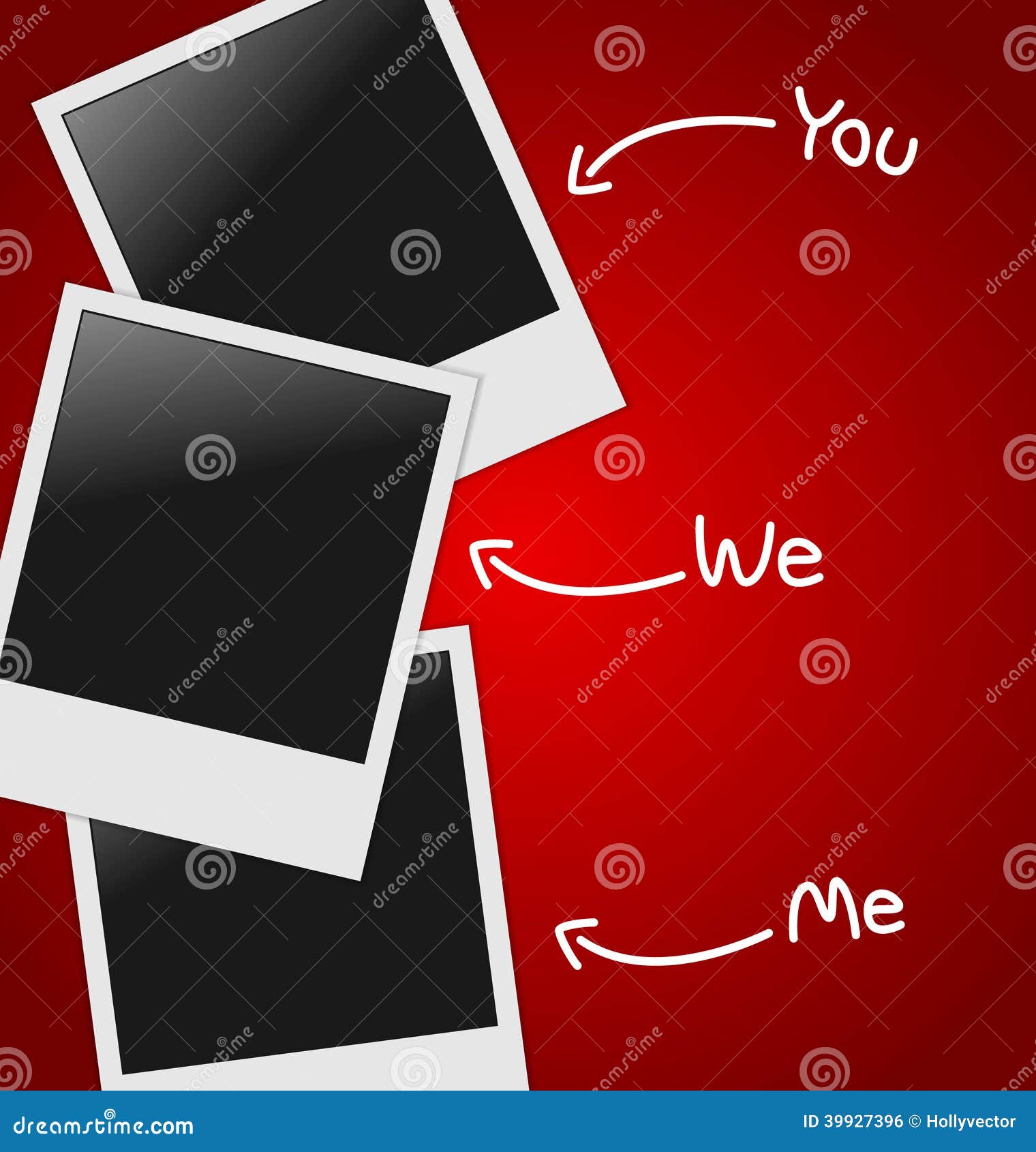 Empty Photos Frames. Photo Booth Vector. Template For Photo, Image ...
