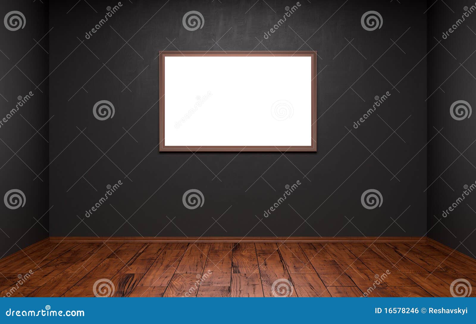 Empty picture stock illustration. Illustration of hall - 16578246