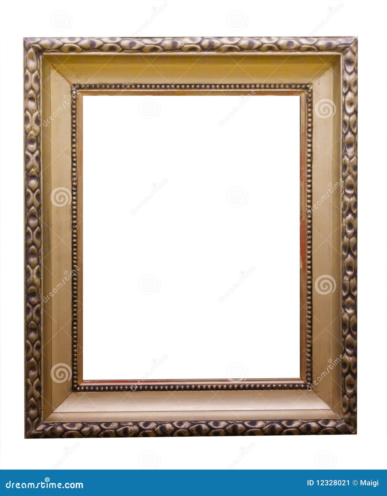 Empty picture frame stock image. Image of decorative - 12328021