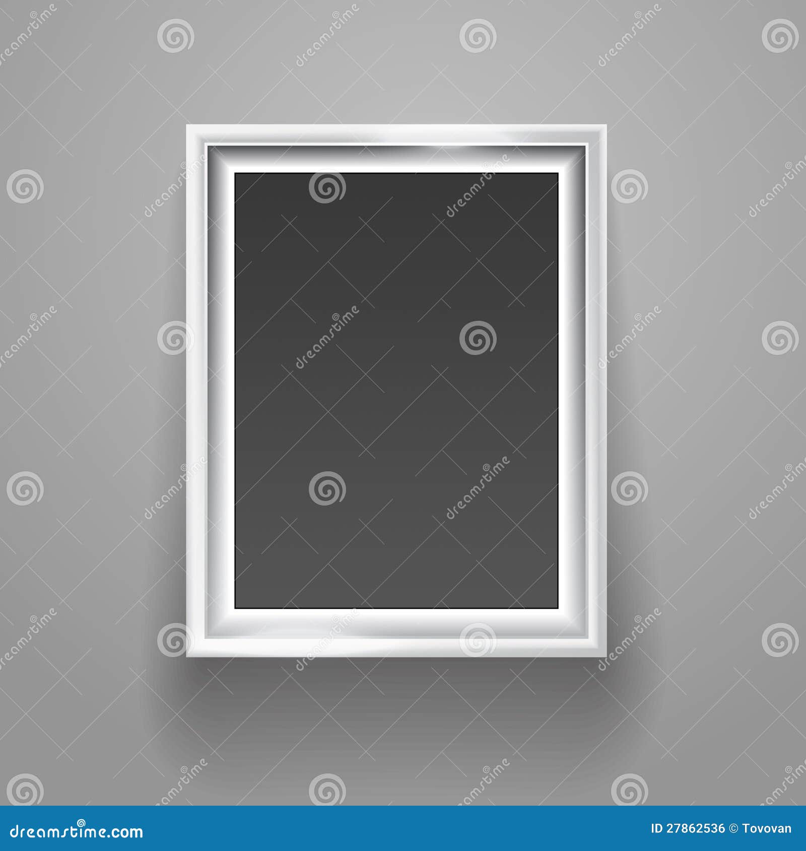 Empty picture frame stock vector. Illustration of album - 27862536