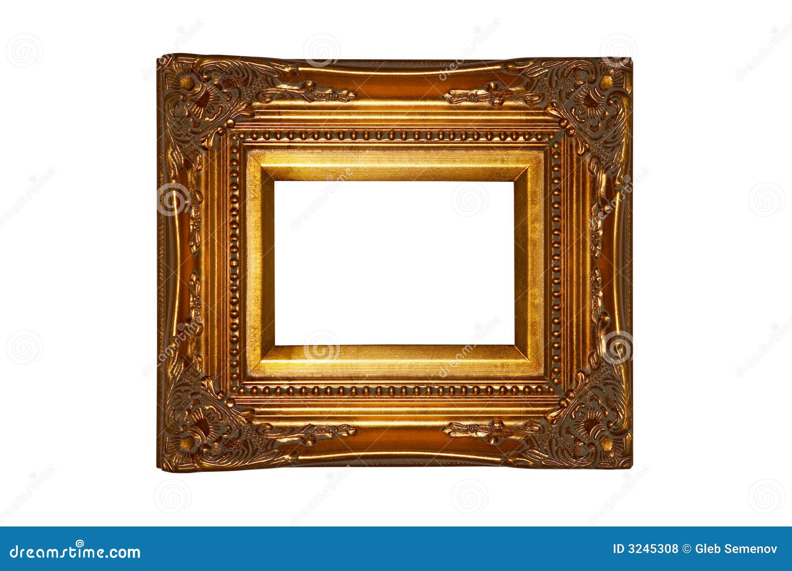 Empty picture frame stock photo. Image of decorating, framing - 3245308