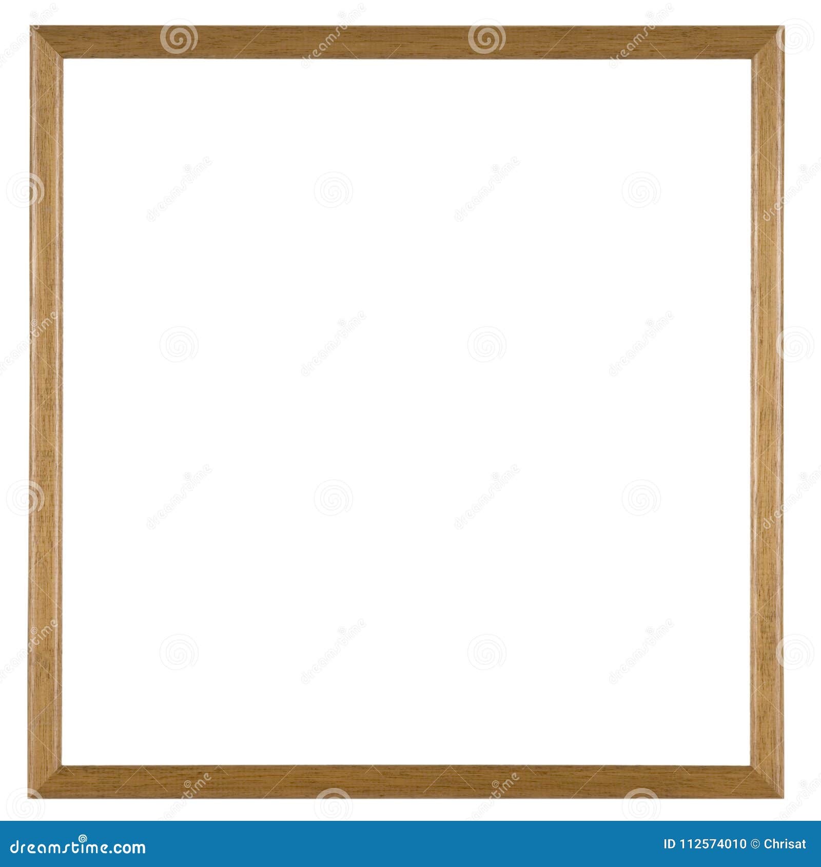 Picture Frame Isolated on White Stock Photo - Image of photograph ...