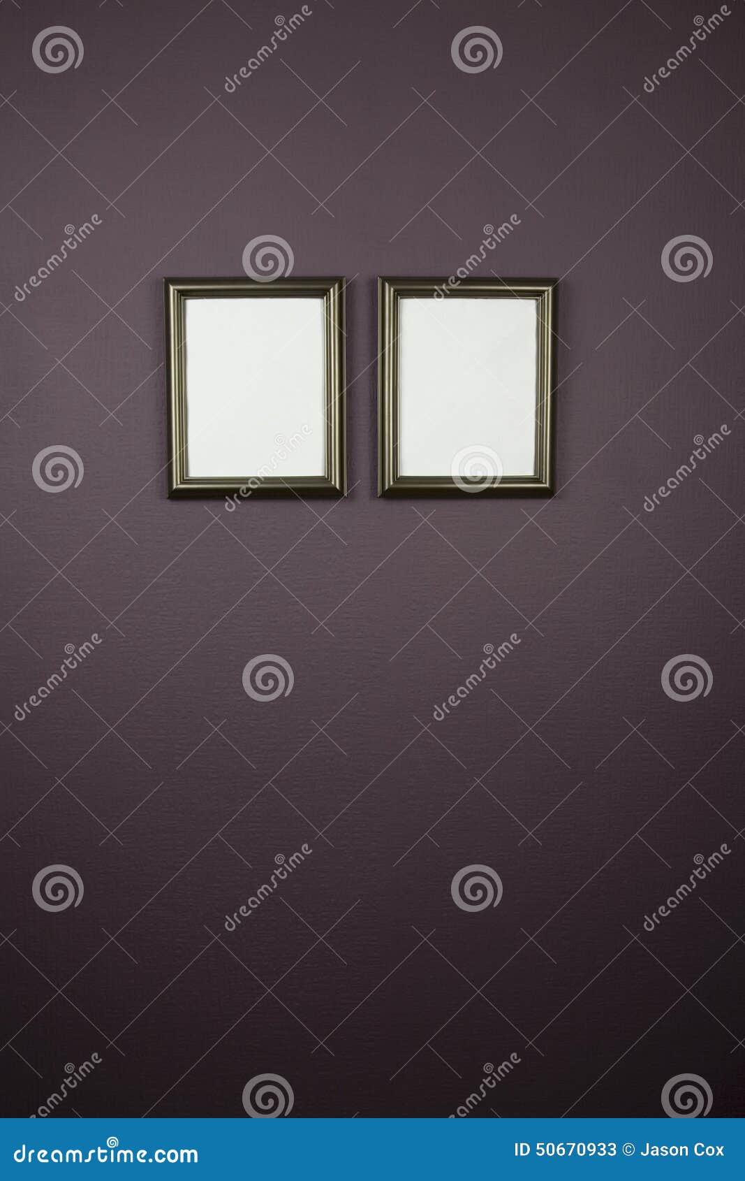 Empty picture frames stock image. Image of absence, wall - 50670933