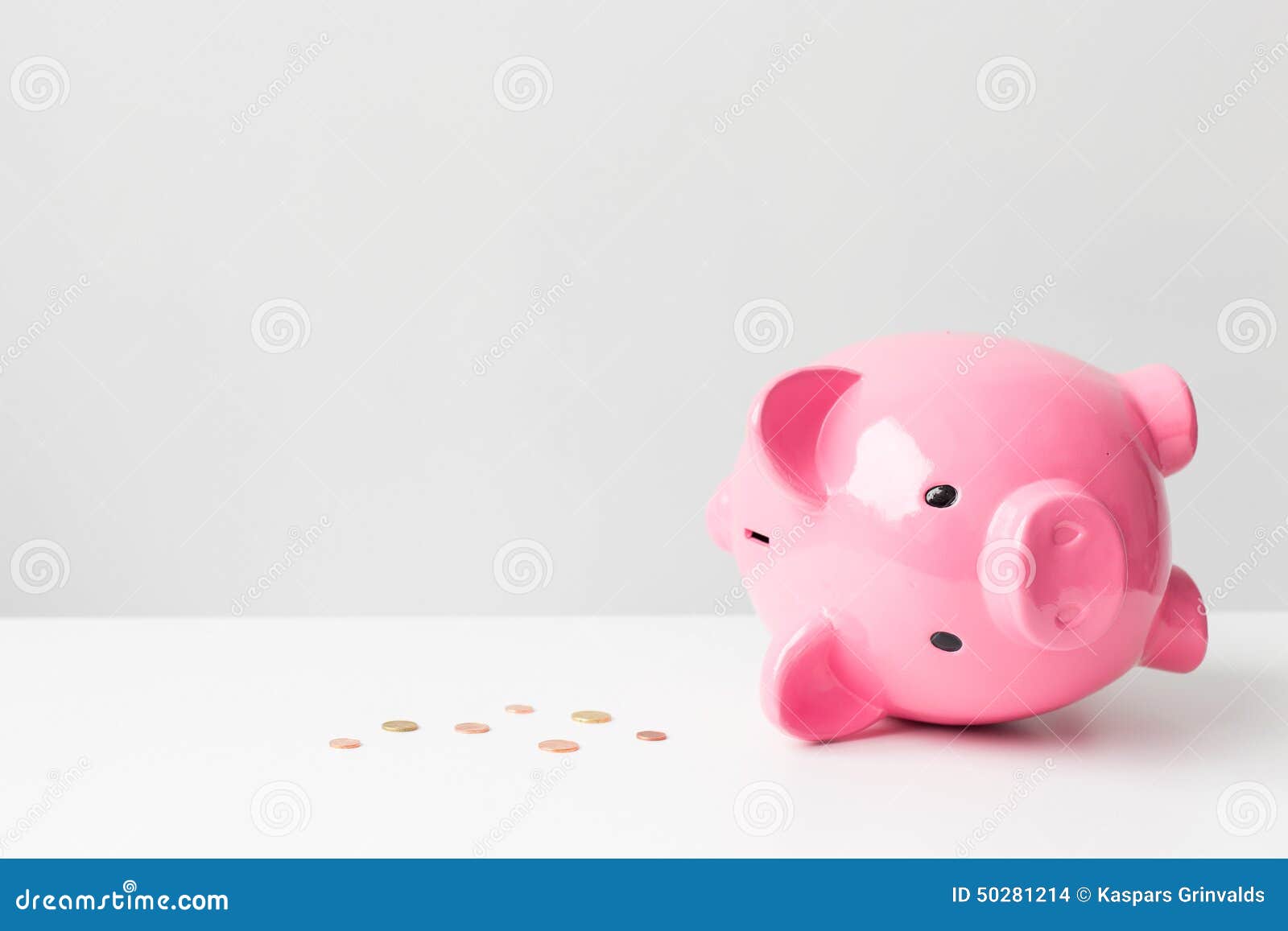 Empty piggy bank stock photo. Image of economy, crisis - 50281214