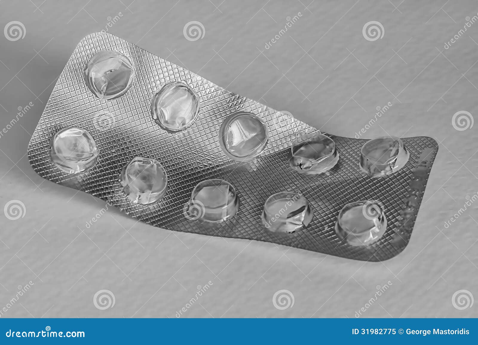 Empty pill card stock image. Image of empty, medicine - 31982775