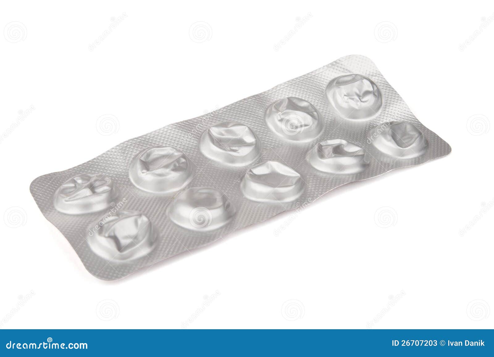 Empty pill package stock image. Image of drug, dose, medicine - 26707203