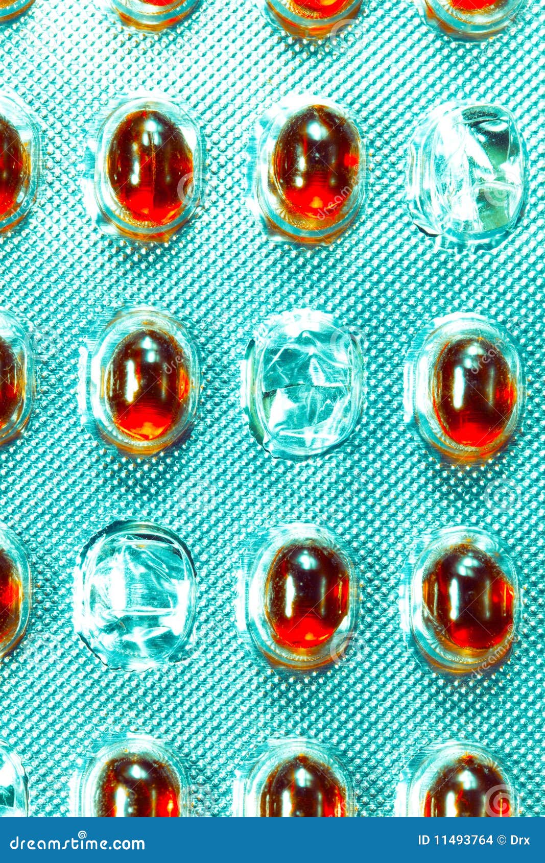 Empty pills pack stock photo. Image of package, macro - 11493764