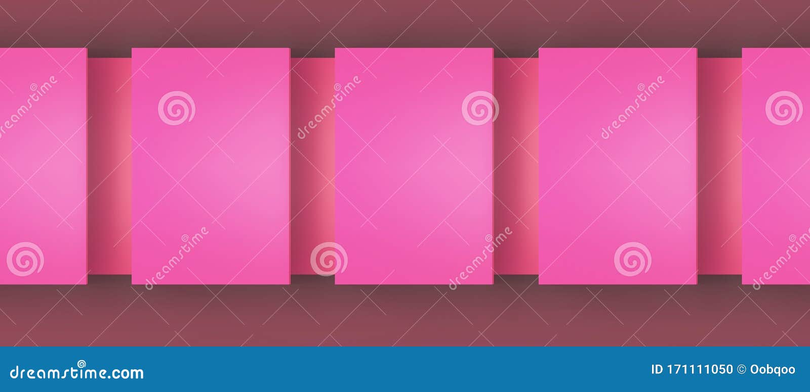Empty Pink Color Studio Wall Room Background, Product Display with Copy ...