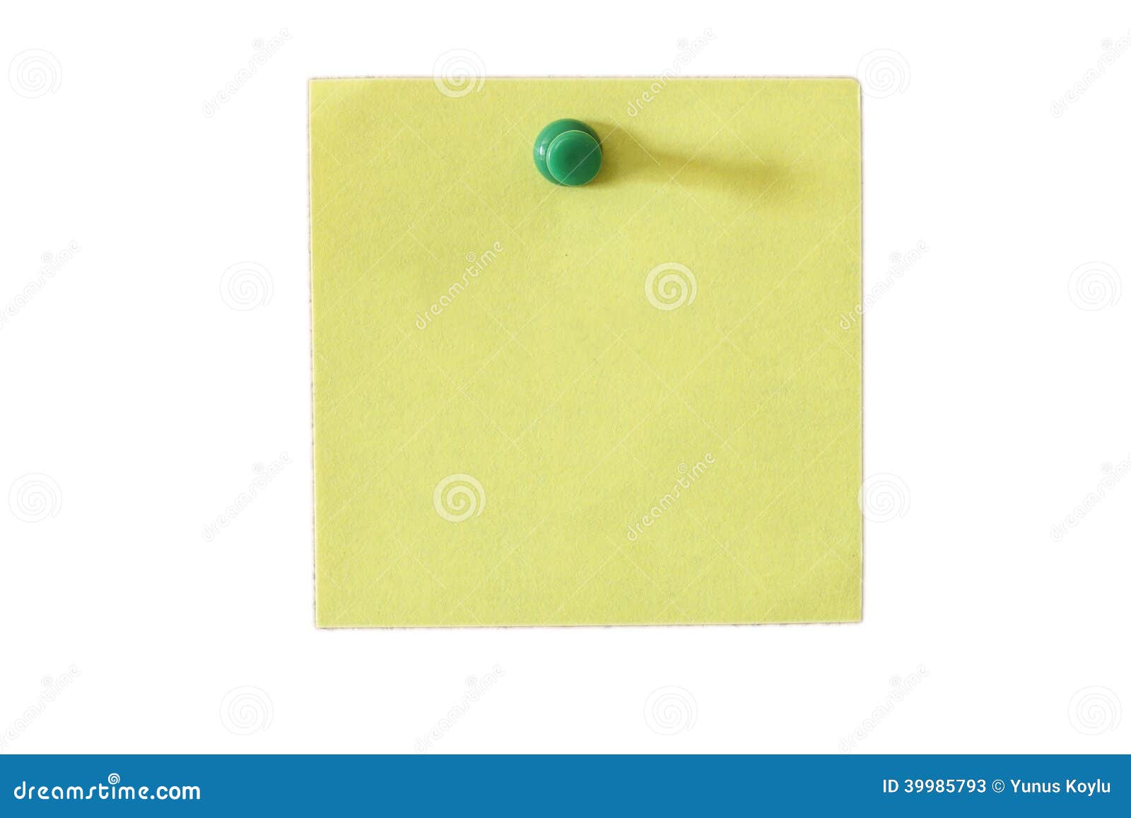 Empty Pinned Note stock image. Image of notice, board - 39985793