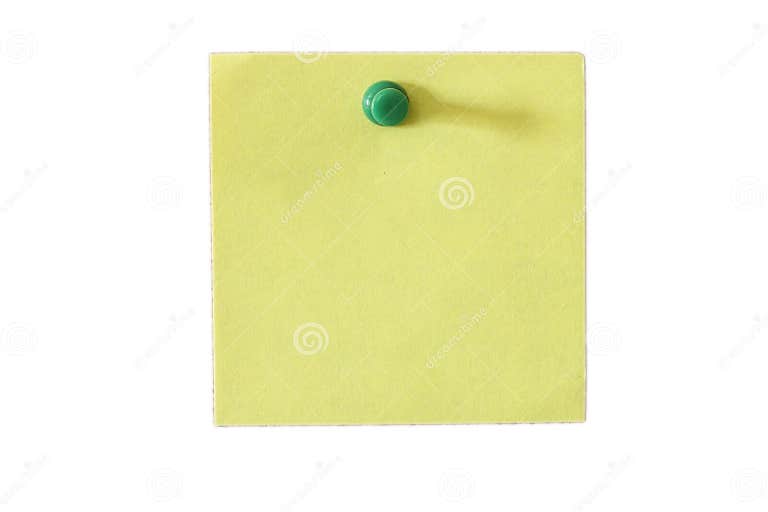 Empty Pinned Note stock image. Image of notice, board - 39985793