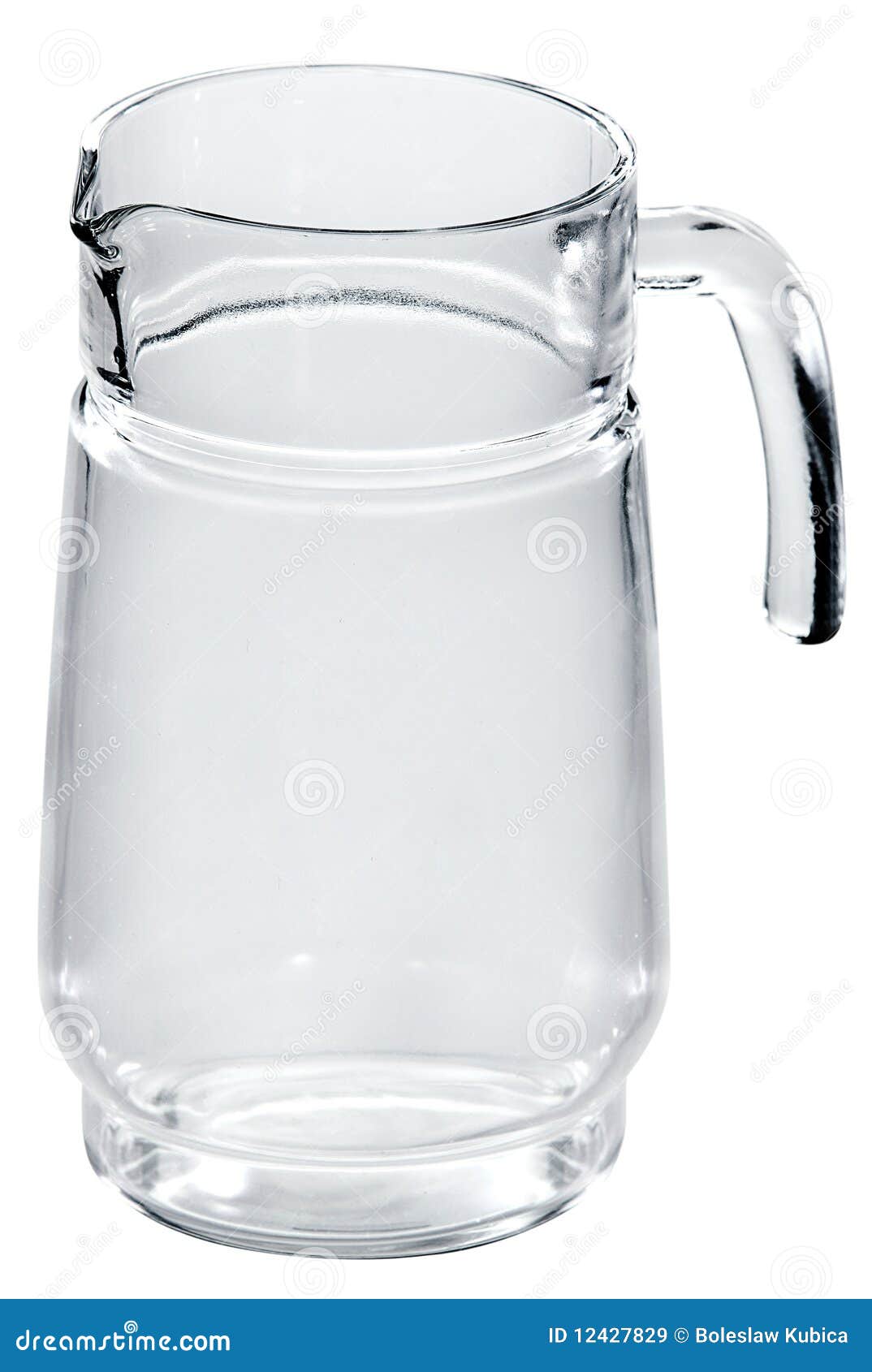 Empty pitcher for juice stock image. Image of white, pitcher - 12427829