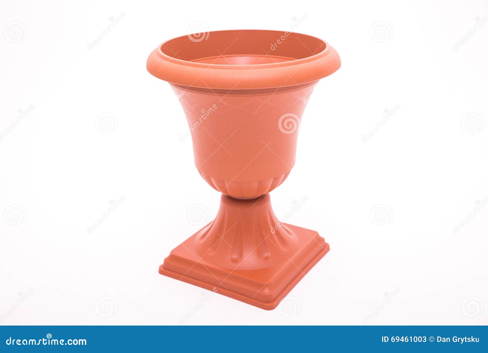 Empty plant pot isolated stock image. Image of background - 69461003