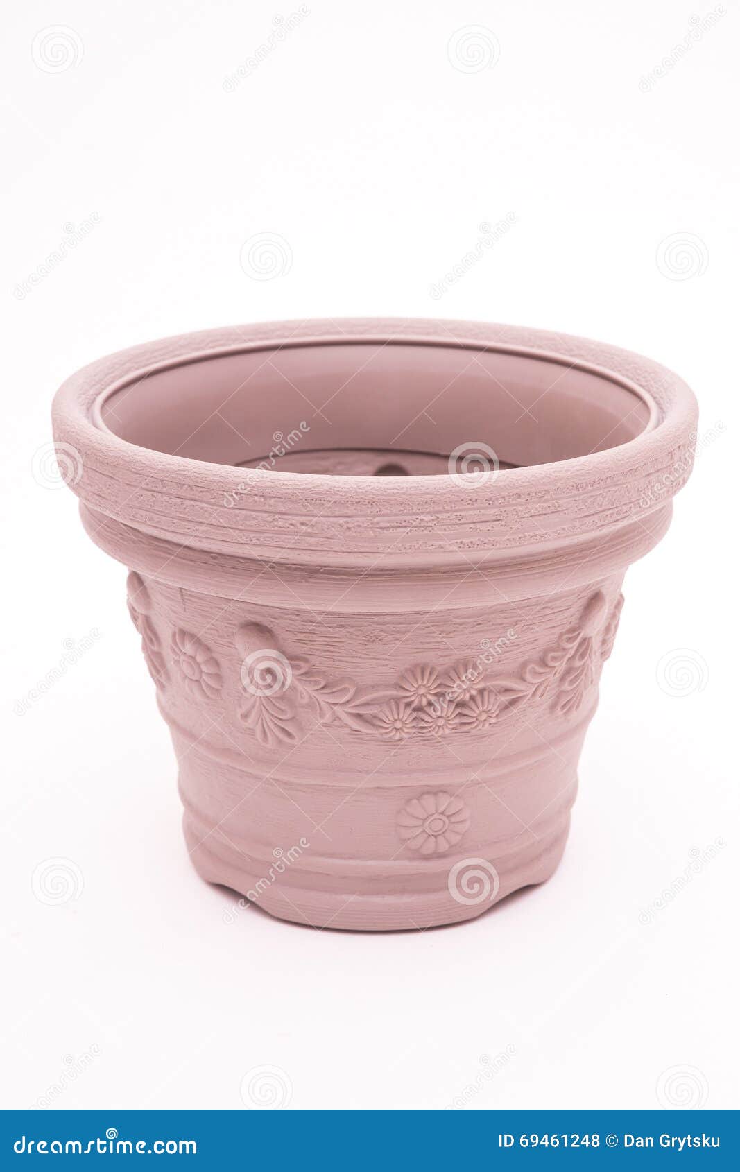 Empty plant pot isolated stock photo. Image of green - 69461248
