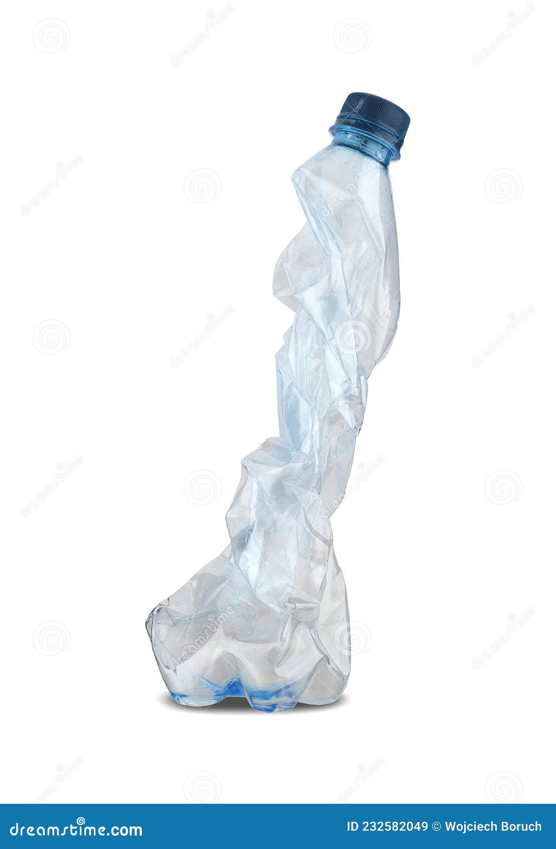 Empty Plastic Bottle with Drops Stock Image - Image of unlabeled, empty ...